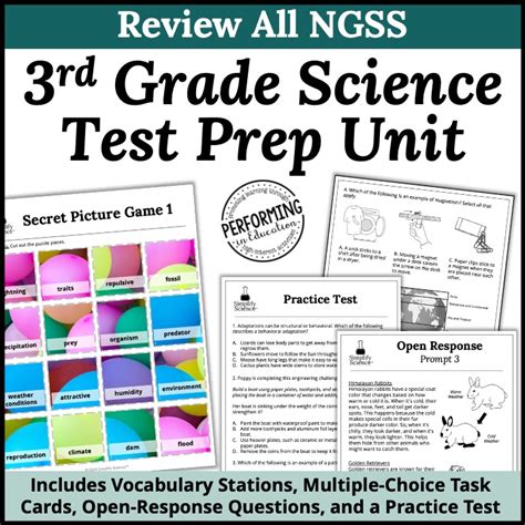 Image result for 3rd Grade Science Practice Test