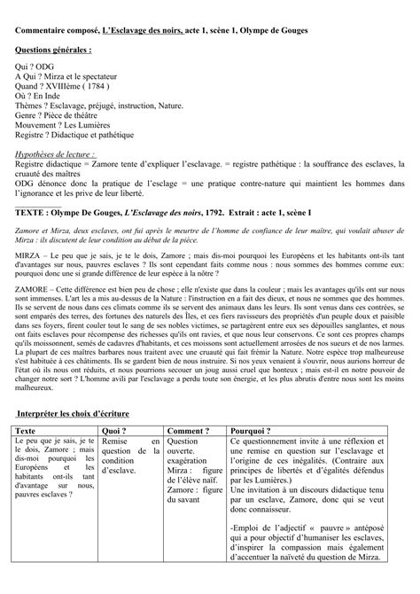 Image result for Olympe De Gouges Commentaire Compose