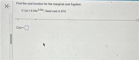 Image result for How to Find the Marginal Cost Function