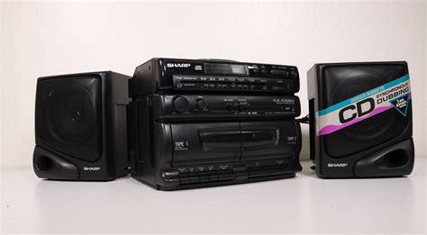 Image result for Sharp 5 CD Player Stereo System