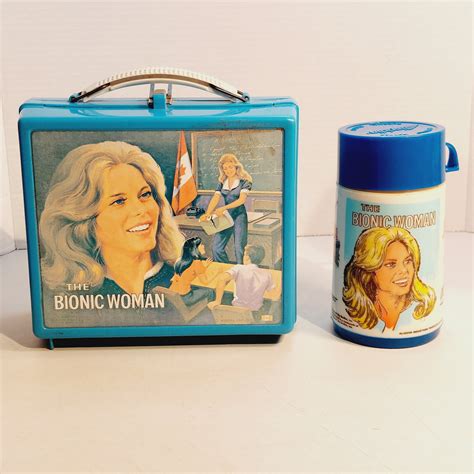Image result for Bionic Woman Lunch Box