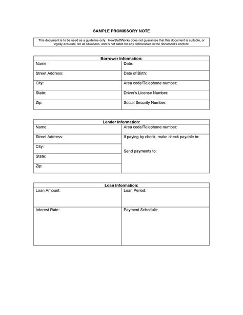 Image result for Promissory Note