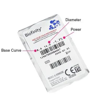 Image result for Biofinity Contacts