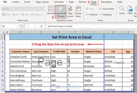 Image result for Excel Create Print Area