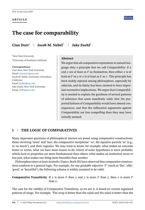 Image result for Comparability Problems