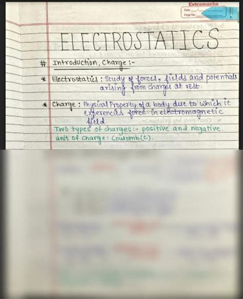Image result for Physics Electrostatic 12th Class Notes