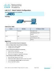 Image result for Lab Basic Switch Configuration