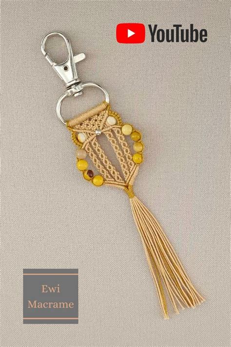 Image result for Tutorial Macrame Owl Keychain
