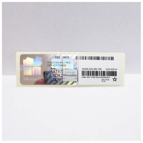 Image result for Windows 11 Key Sticker How to Read