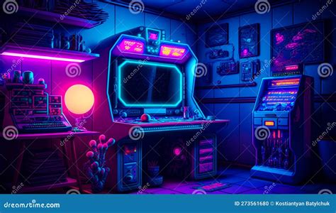 Image result for Neon Computer Room