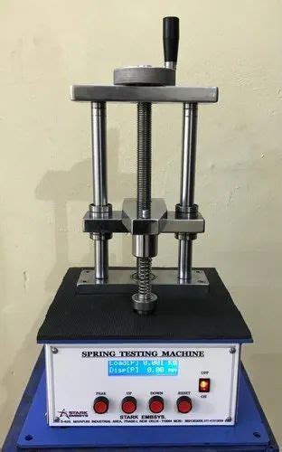 Image result for Spring Testing Machine Diagram