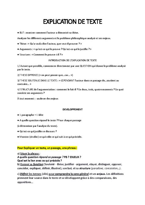 Image result for Explication De Texte