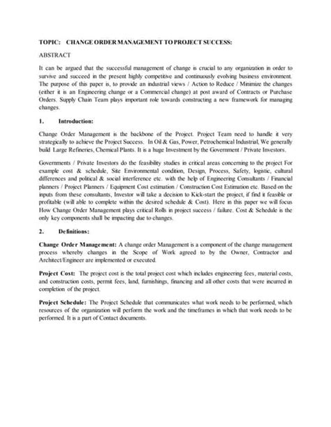 Image result for Manufacturing Change Order Process