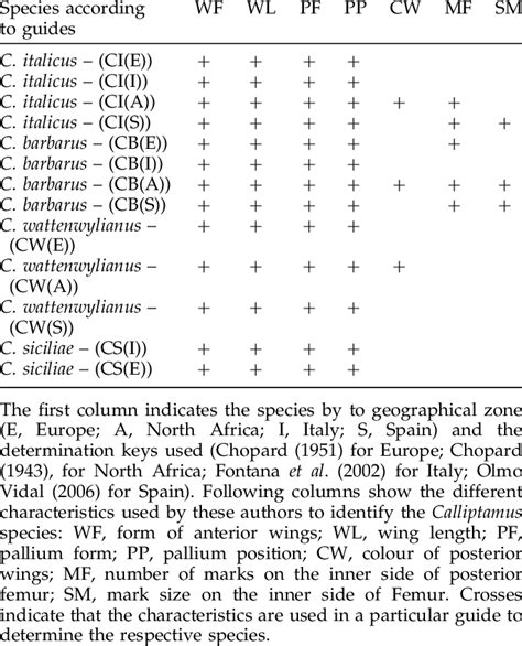 Image result for Morphological Characteristics Examples