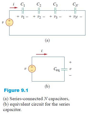 Image result for Capacitor Series Connection