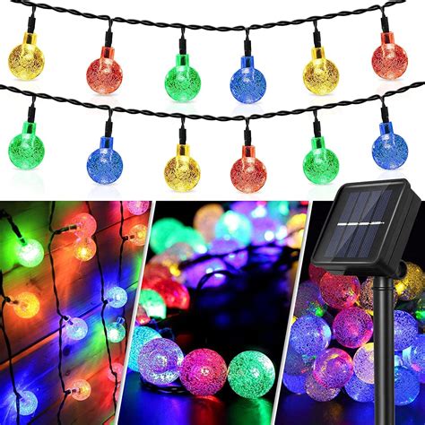Image result for Amazon LED Outdoor Solar String Lights