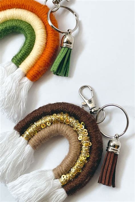 Image result for Colorful Macrame Keychains