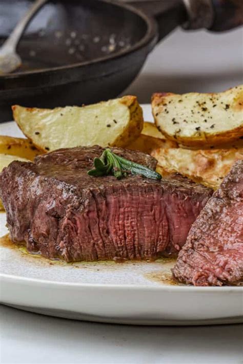 Cast Iron Skillet Filet Mignon | Baked Bree