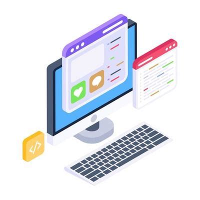 Image result for Computer Application Vector