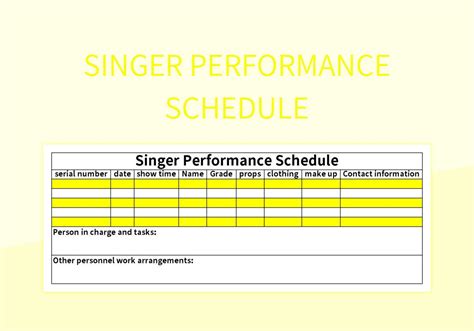 Image result for Example Rapper Schedule
