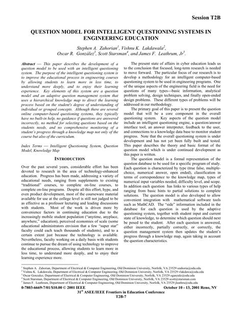 Image result for Simple Question Model