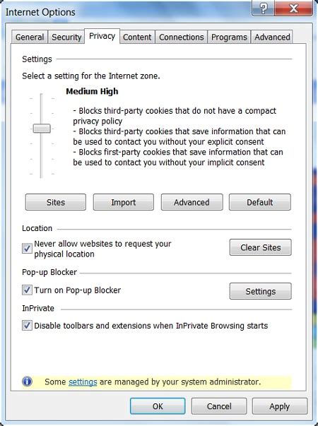 Image result for Windows Security Level Setting