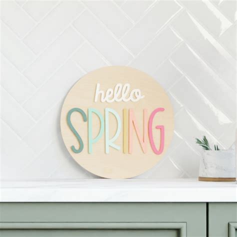 Image result for Hello Spring Square Sign