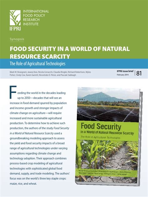 Image result for Food Security Working Model