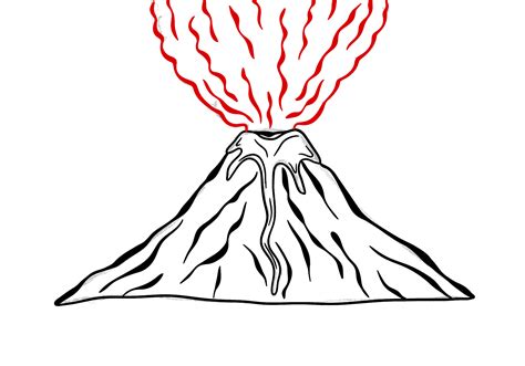Image result for Volcano Art Lesson