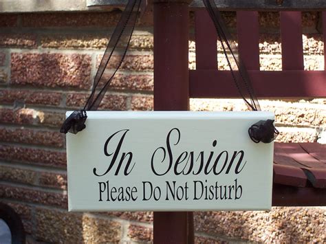 Image result for In Session Please Do Not Disturb Sign