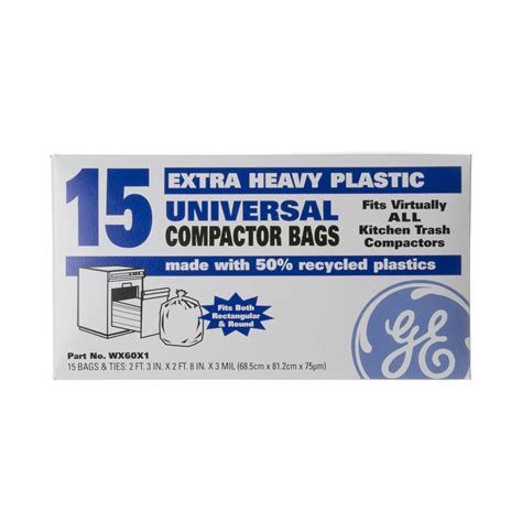 Image result for GE Compact All Trash Compactor How to Load Bag