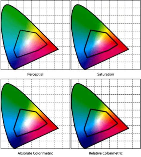 Image result for Relative vs Absolute Colorimetric Intent