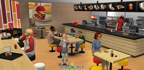 Image result for Sims 4 Fast Food Mod