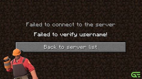 Image result for Minecraft Server Error Failed to Authenticate