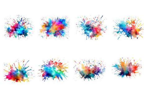 Image result for Colored Ink Splatter