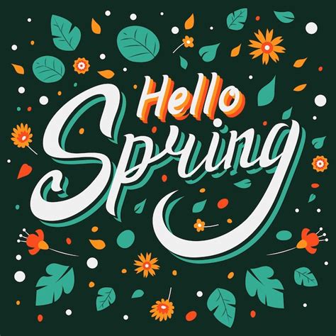 Image result for Hello Spring Funky Letters
