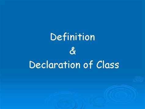 Image result for Class Definition