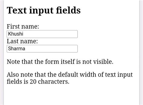 Image result for HTML Tutorial Hussain Sir Form