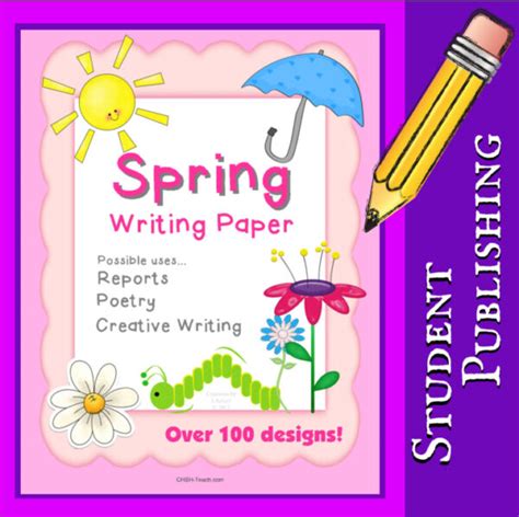 Image result for Spring Writing Page
