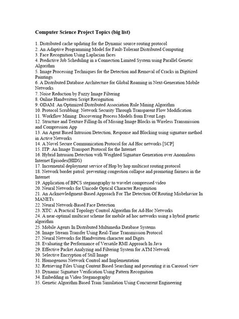 Image result for Computer Science Project Topics