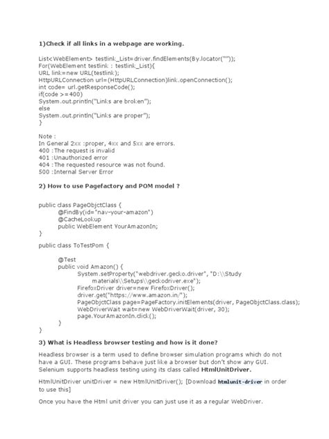 Image result for Selenium with Java Hand Written Notes