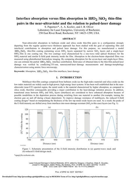 Image result for HfO2 Optical Absorption