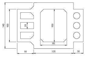 Image result for Iff Basic AutoCAD Exercise 17