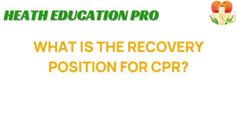 Image result for Recovery Position CPR