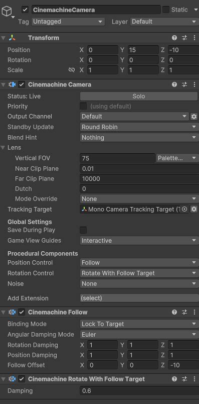Image result for Unity Mouse Wheel Control Cinemachine