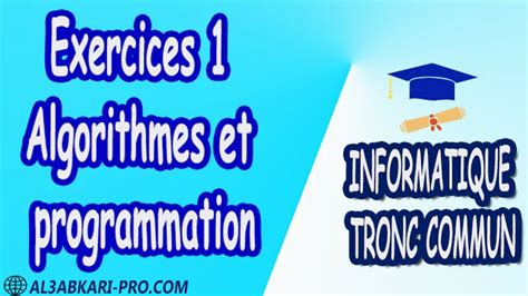 Image result for Algorithmique Et Programmation Tronc Commun