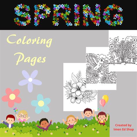 Image result for Spring Activities Coloring Pages