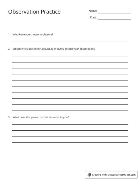 Image result for Observation Practice