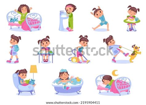 Image result for Daily Routine Line Drawing