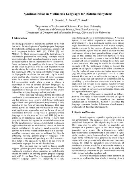 Image result for Synchronization in Multimedia